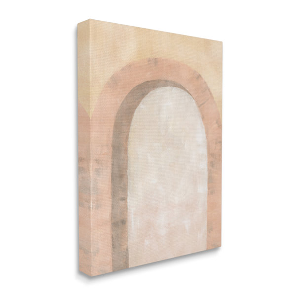 Wrought Studio Modern Muted Arch Canvas Wall Art Design By Blursbyai ...