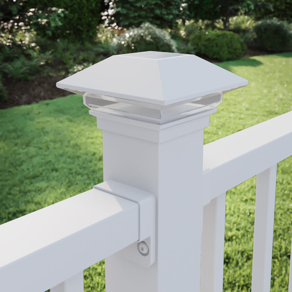 Deckorators 2-1/2 in. x 2-1/2 in. Solar LED Post Cap | Wayfair
