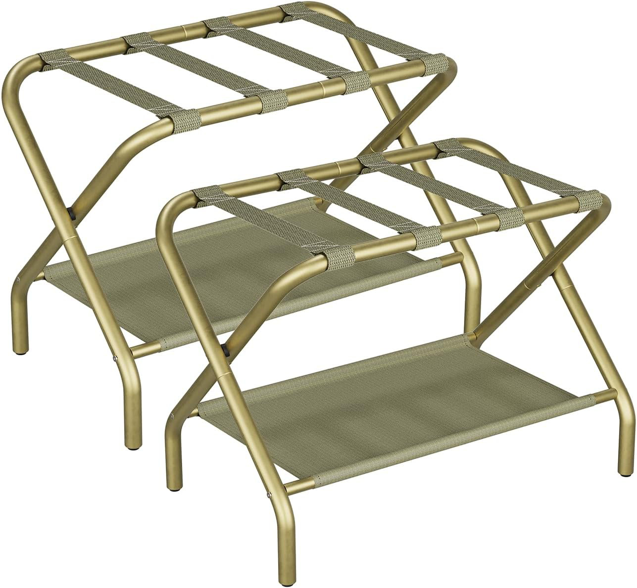 RIVERCITY CUSTOM CABINETRY, INC. Folding Metal Luggage Rack | Wayfair