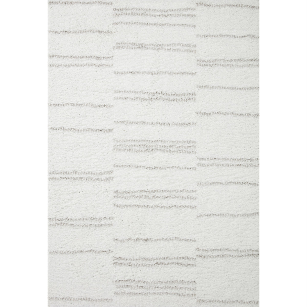Wade Logan® Akerah Abstract White/Gray Area Rug & Reviews | Wayfair