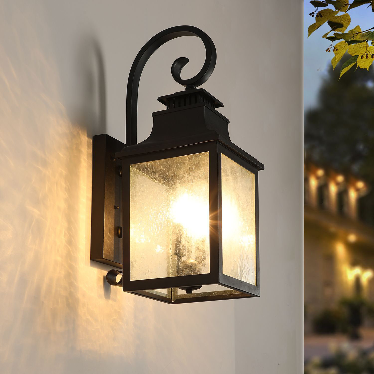Lark Manor™ Outdoor Light Fixtures Wall Mount Waterproof with Bubble ...