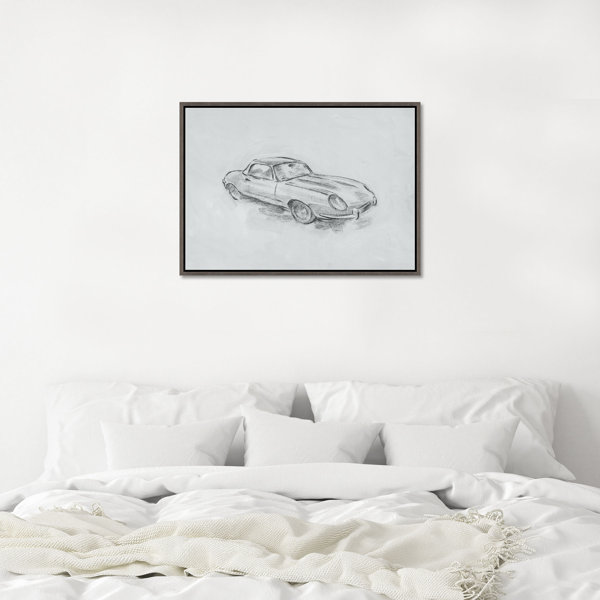 Chelsea Art Studio Richard Ryder Graphite Cars II Framed On Canvas by ...