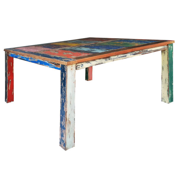 Loon Peak® Eleni Round Solid Wood Dining Table | Wayfair