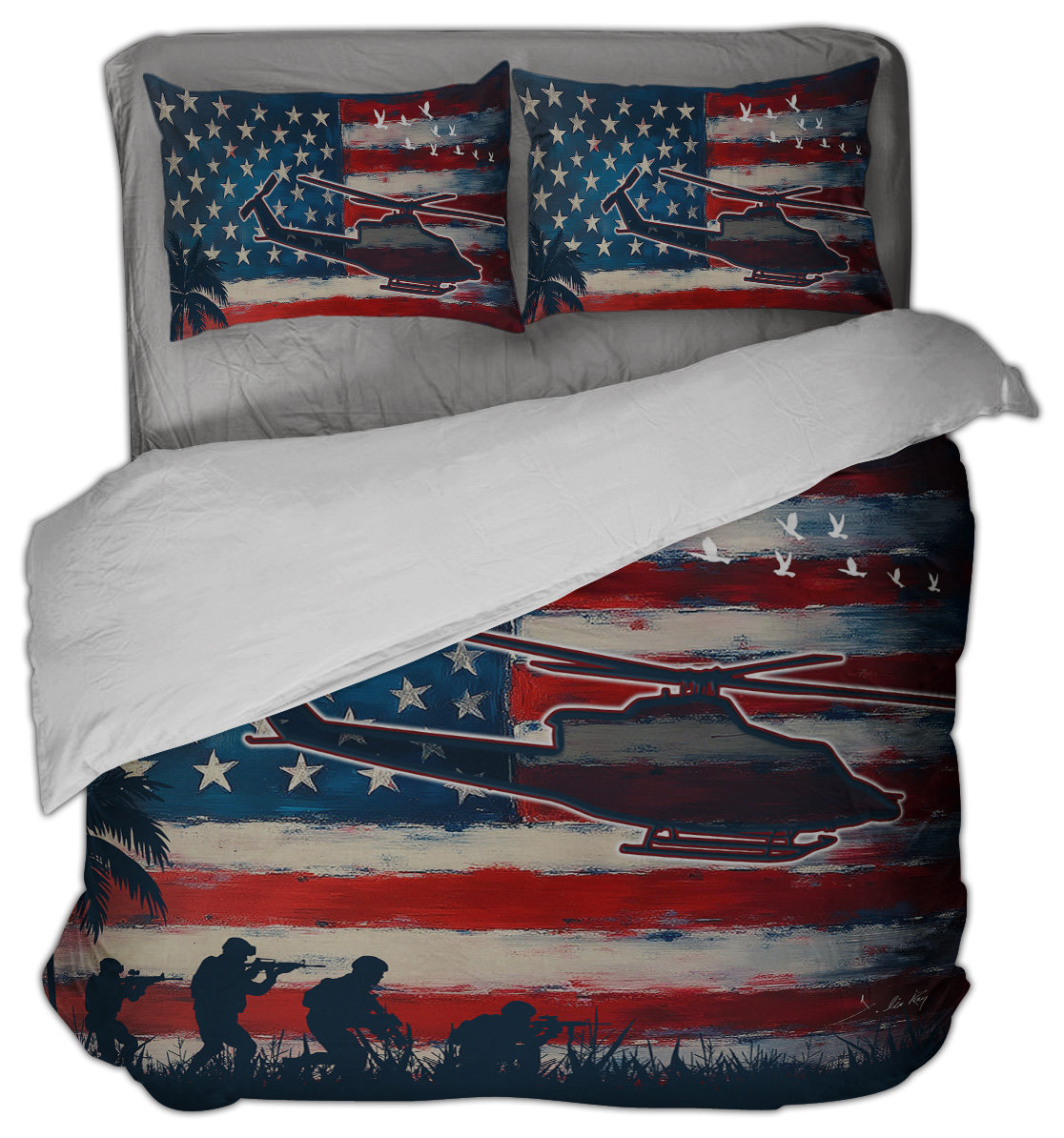 HeartBeat Studios The Shadows Of Freedom Comforter Set | Wayfair