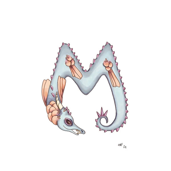 Happy Larry Monster Letter M | Wayfair.co.uk