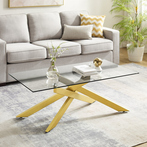 Gold Coffee Tables You'll Love | Wayfair