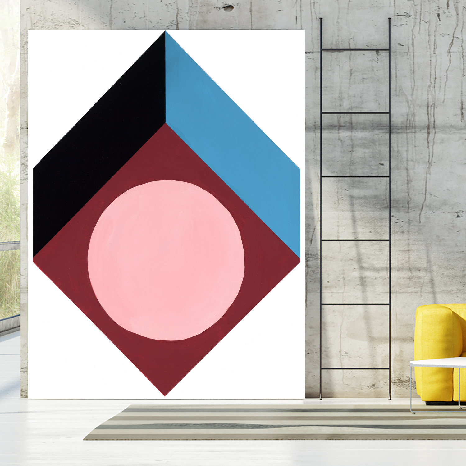 Clicart Divided By Time III On Canvas by Daleno Art Print | Wayfair