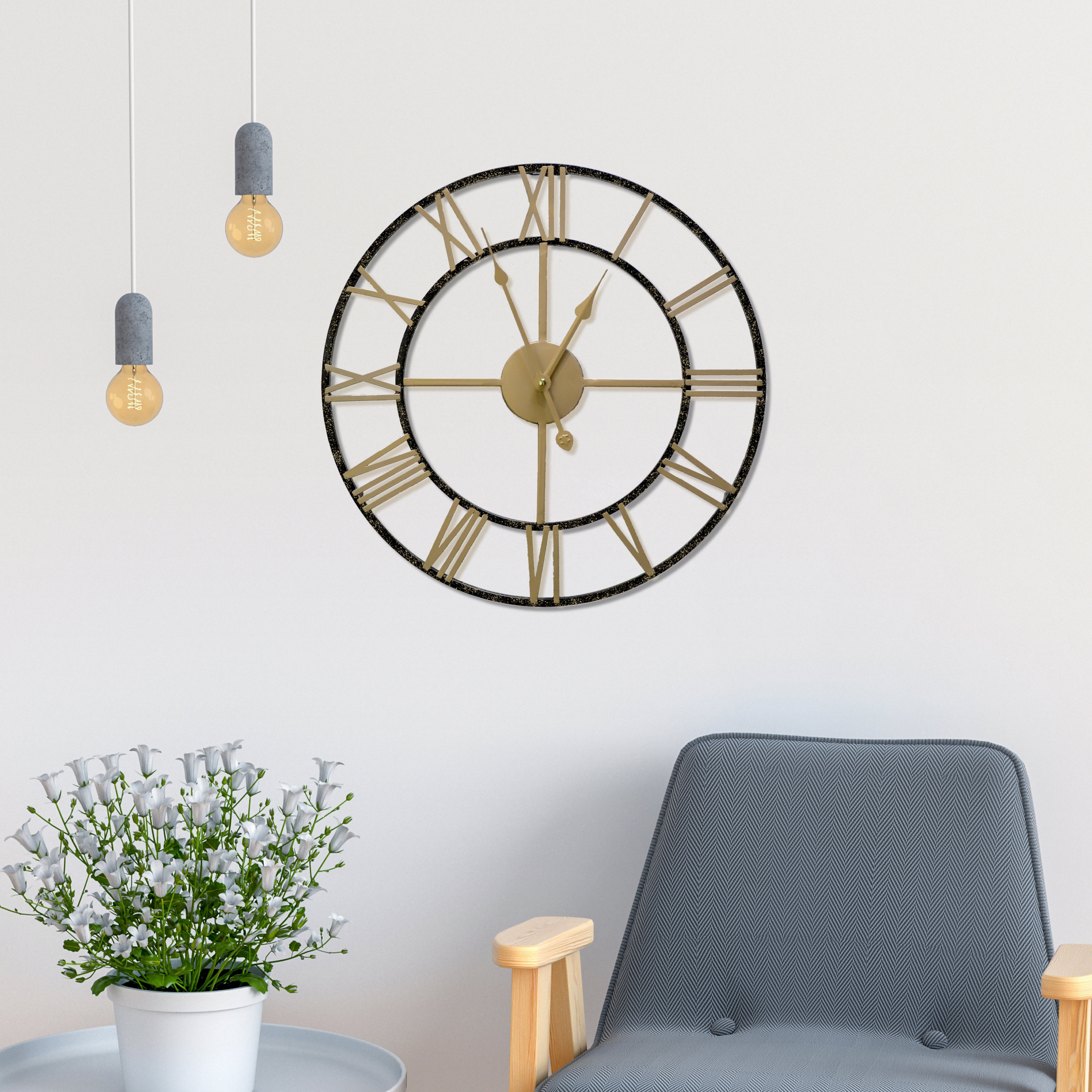 17 Stories Arata Wall Clock & Reviews | Wayfair