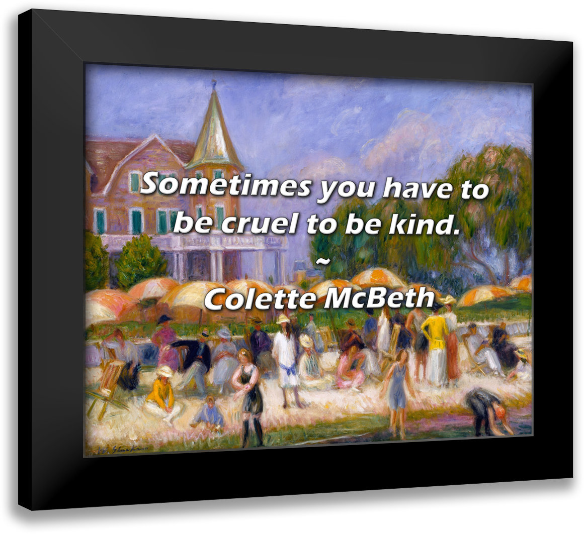 Red Barrel Studio Colette McBeth Quote: Sometimes you have to be cruel ...