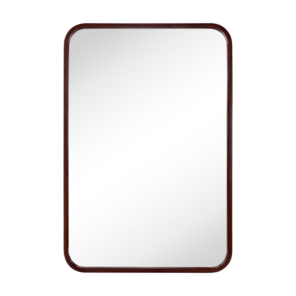 Latitude Run® Itzary Solid Wood Framed Rectangle Wall Mirror | Wayfair