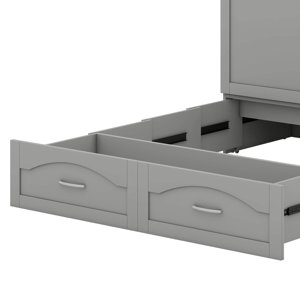 Cosmic Full Size Murphy Bed Wall Bed With Drawer And Sockets & USB ...