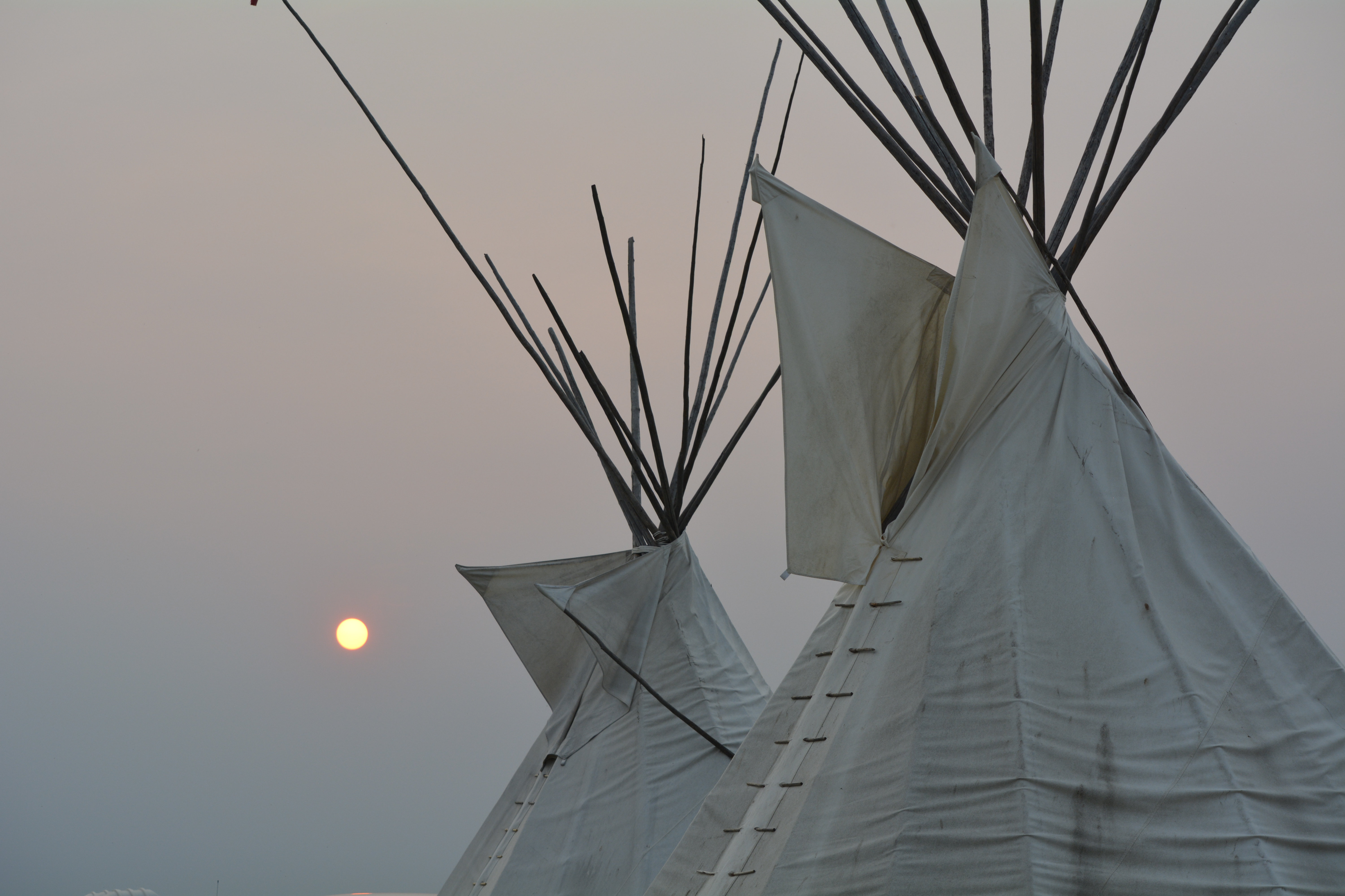 Union Rustic Native American Tipi's by Daylyn_Mach306 - Wrapped Canvas ...