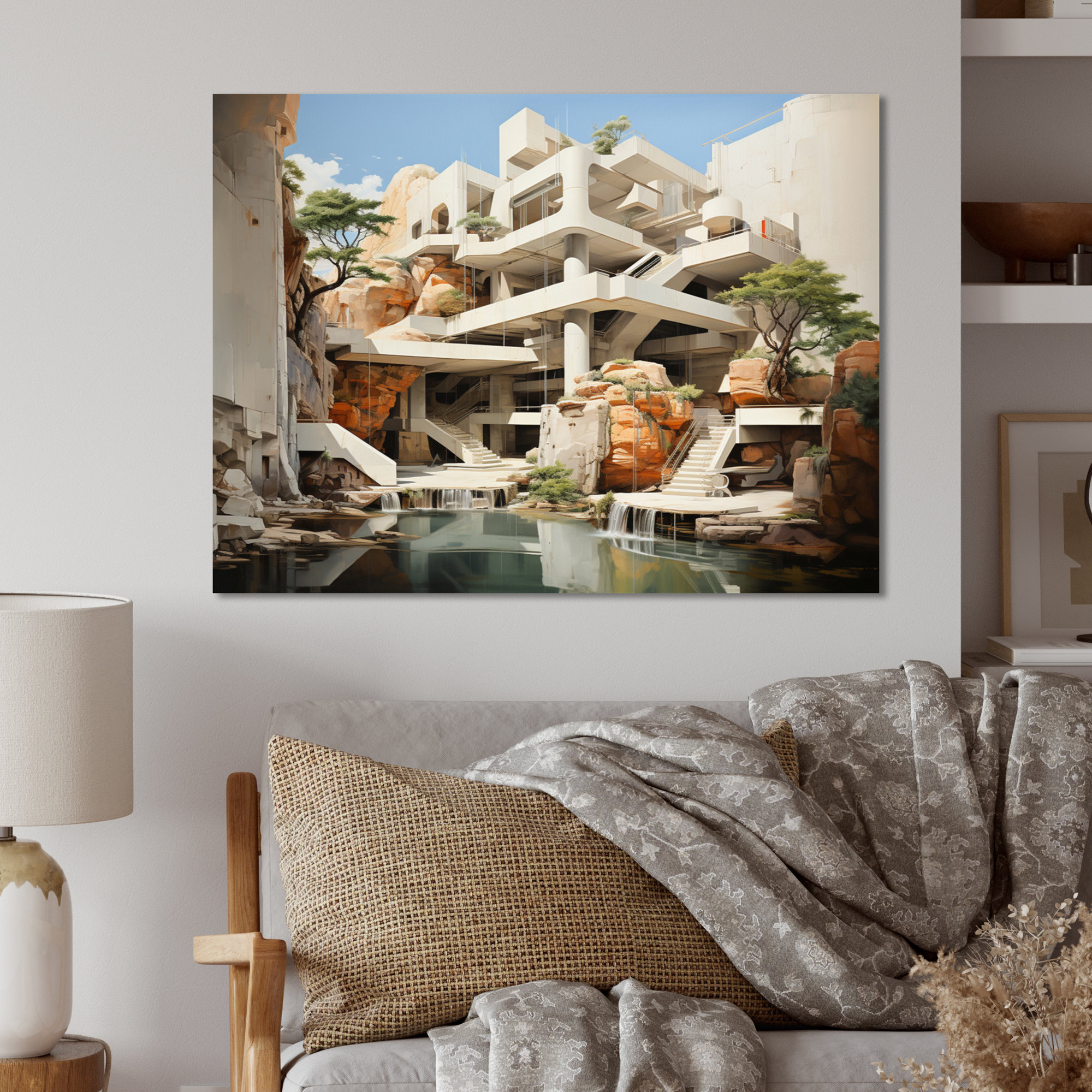 Ebern Designs Dam Structural Symphony Architectural - Dams Print on ...