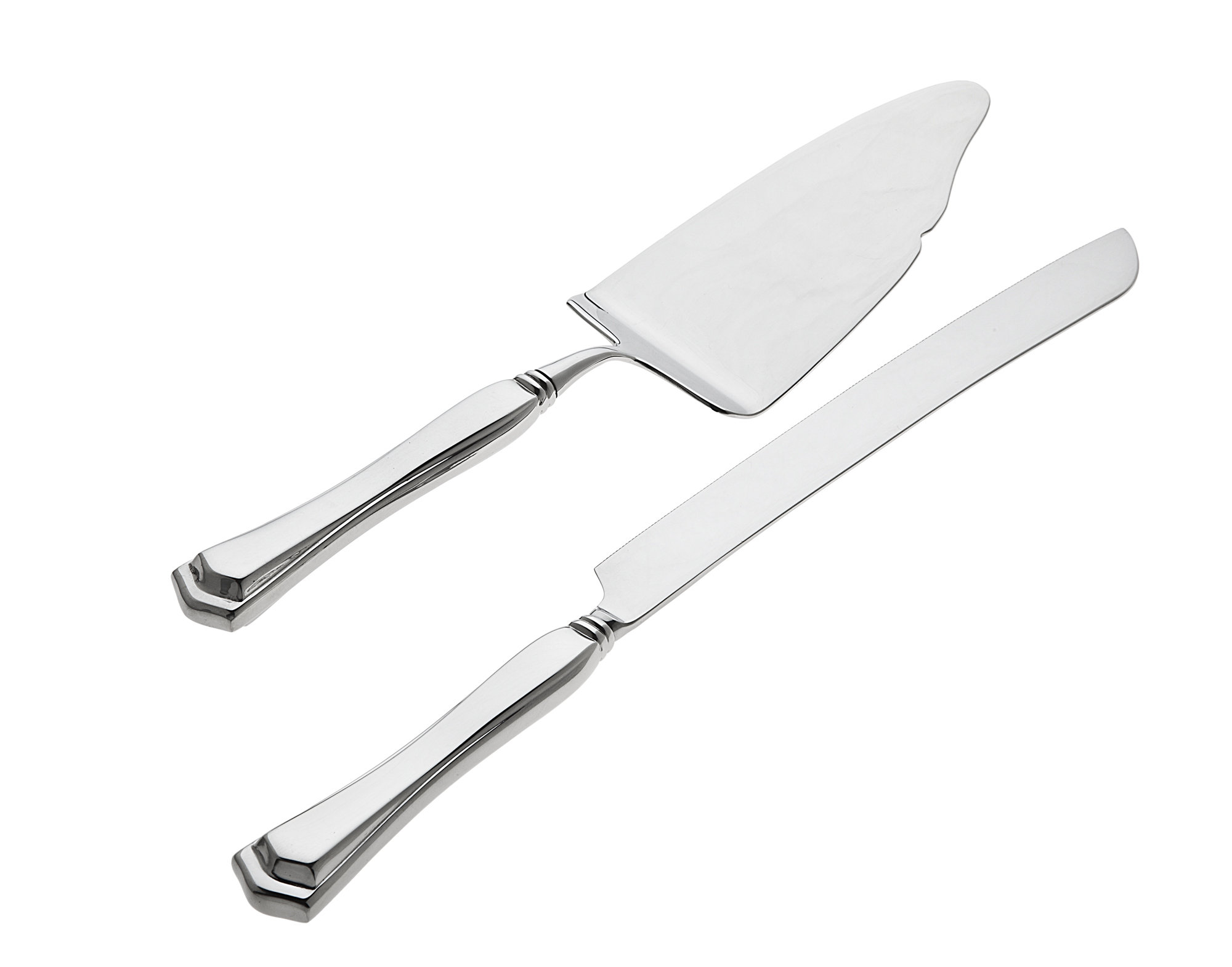 Godinger Silver Art Co Francesca 18/10 Stainless Steel Cake Server Set ...