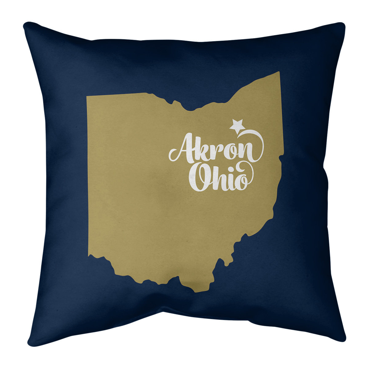 ArtVerse Ohio Sports Pillow Cover | Wayfair