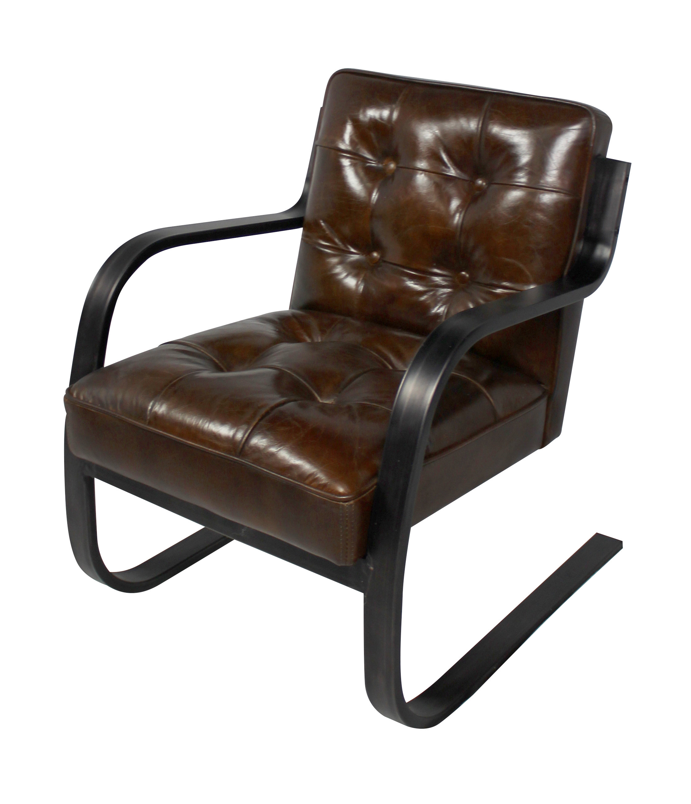 17 Stories Leather Armchair | Wayfair