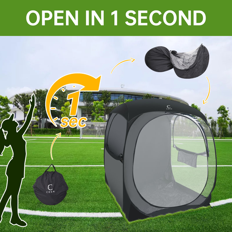 WGOS Waterproof Sports Pod Tent with Top Stand, Clear View, for Outdoor ...