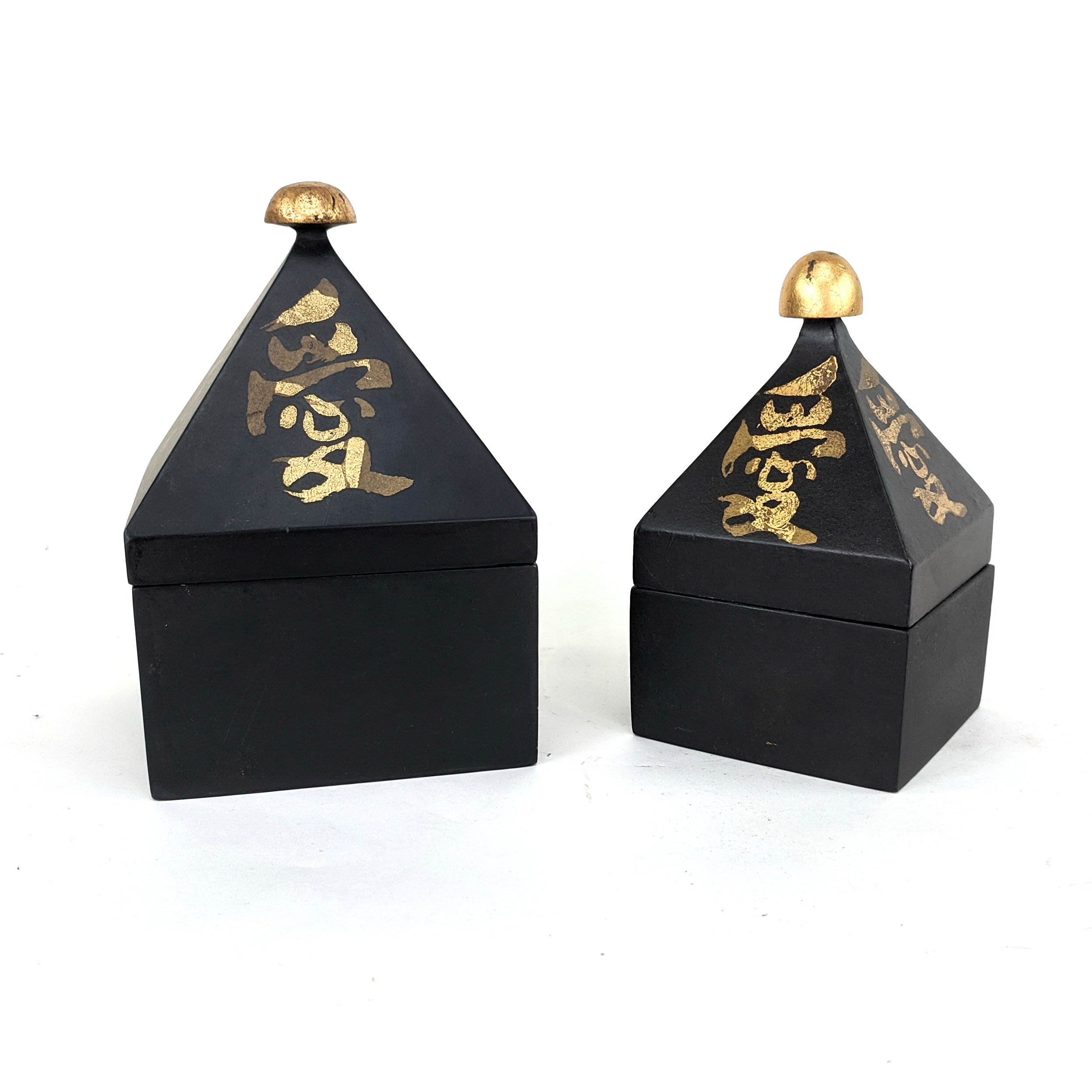 Dakota Fields Cacho Wooden Pyramid Top Love 2 Piece Character Box Set ...