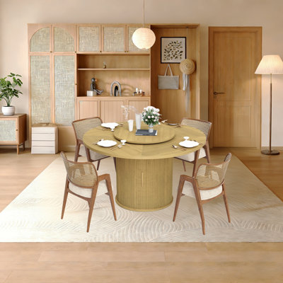 yellow dining room table