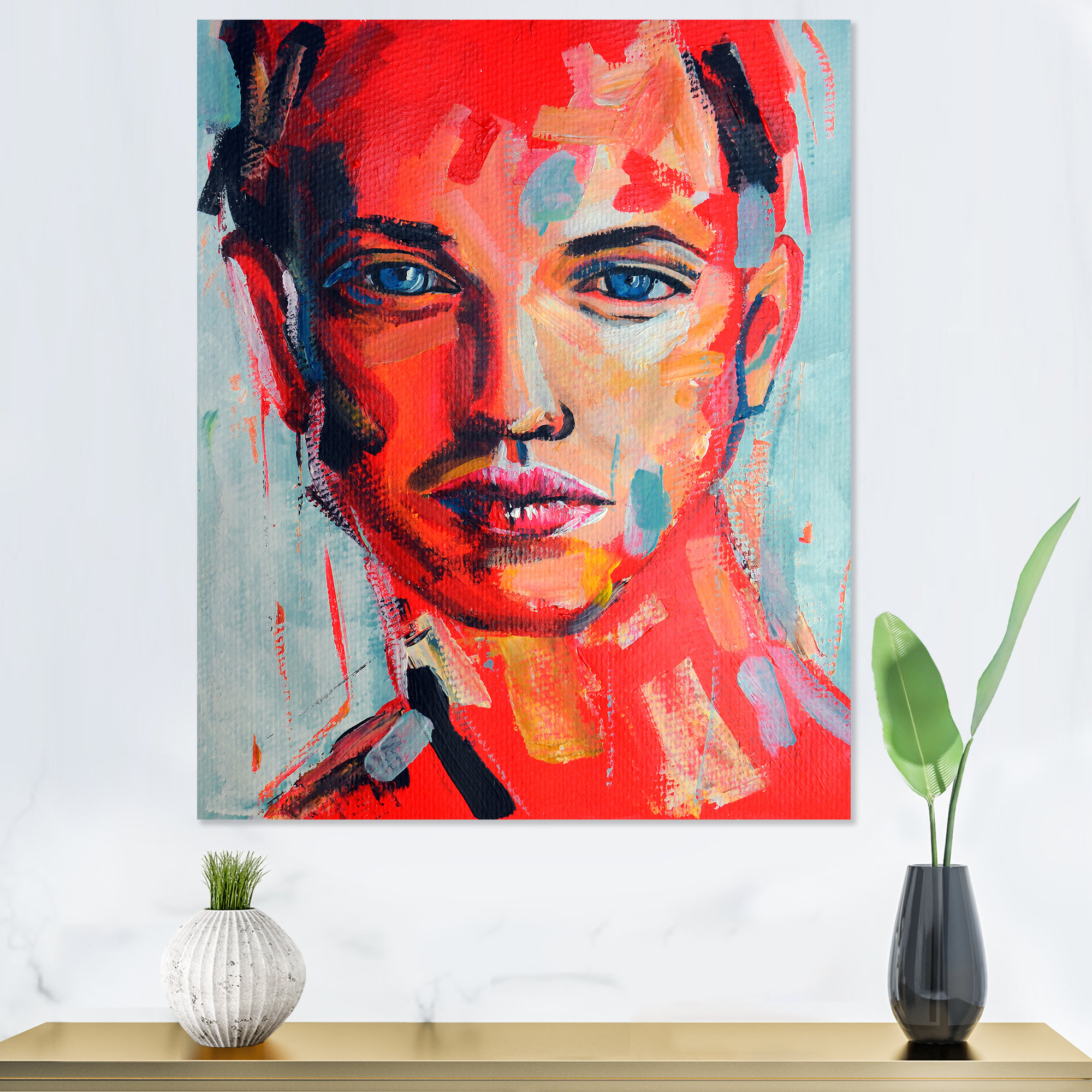 House of Hampton® Fashionista Sensual Man Portrait - Glam Canvas Wall ...