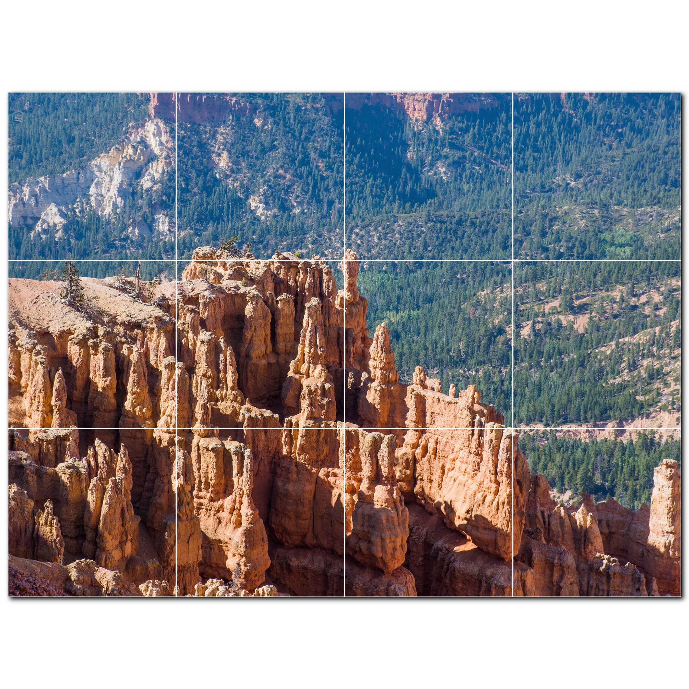 Picture-Tiles.com 48" x 36" Ceramic Canyon Photo Decorative Mural Tile ...