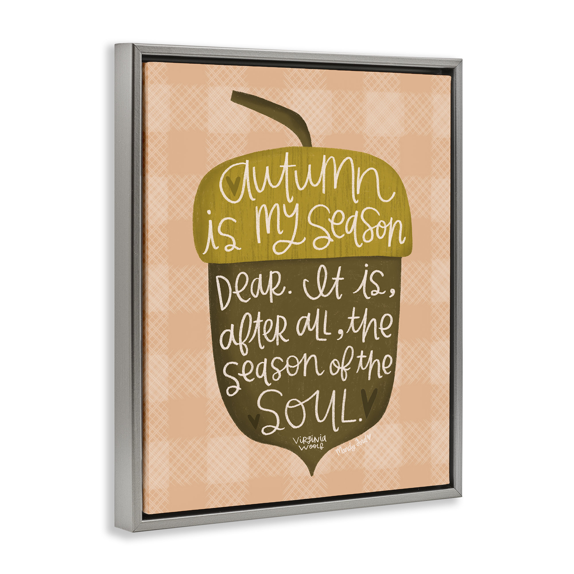 Latitude Run® Autumn Season Of My Soul Floating Frame, design by Mandy ...