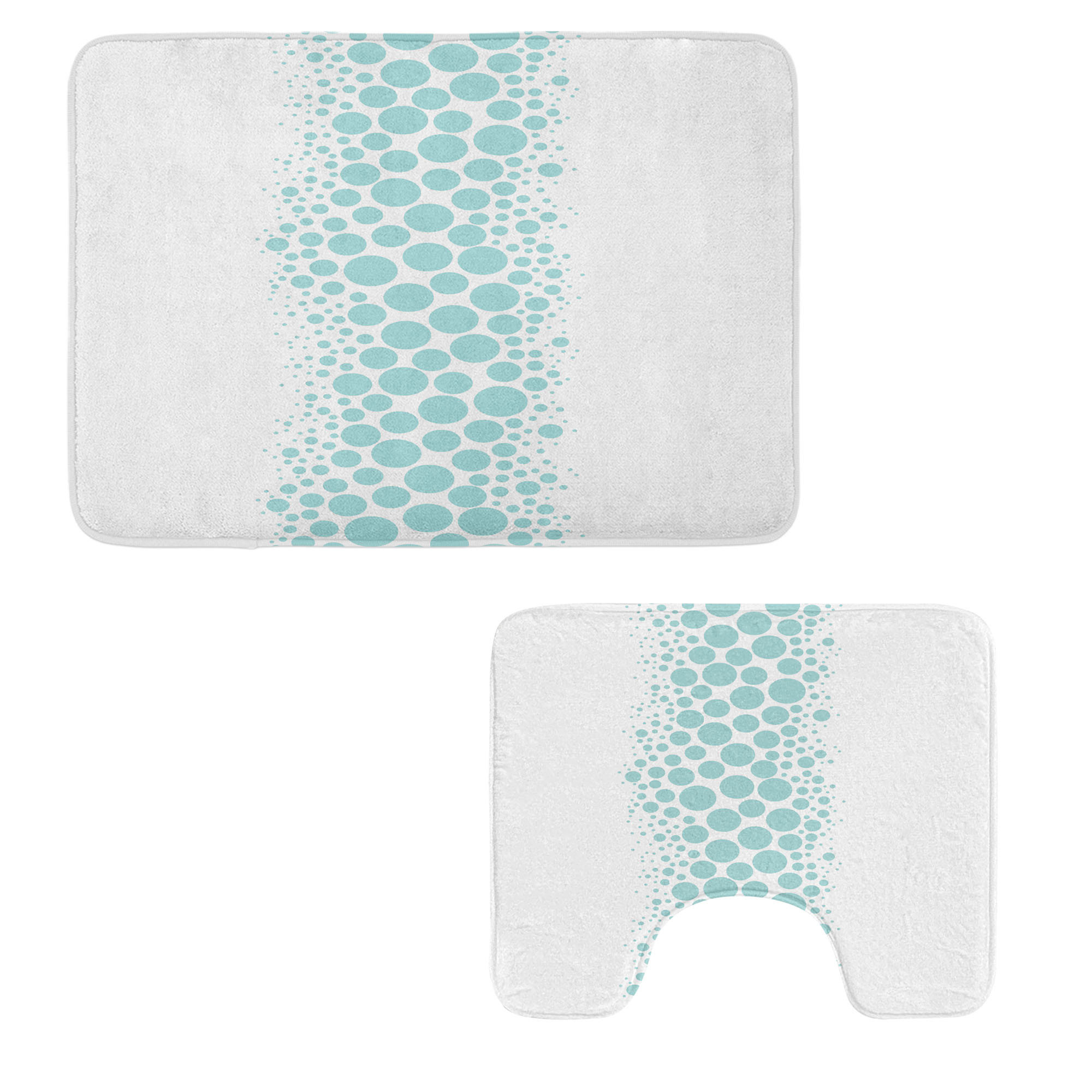 East Urban Home Under the Sea Bathroom Rug Set 2 Pieces Rectangle ...