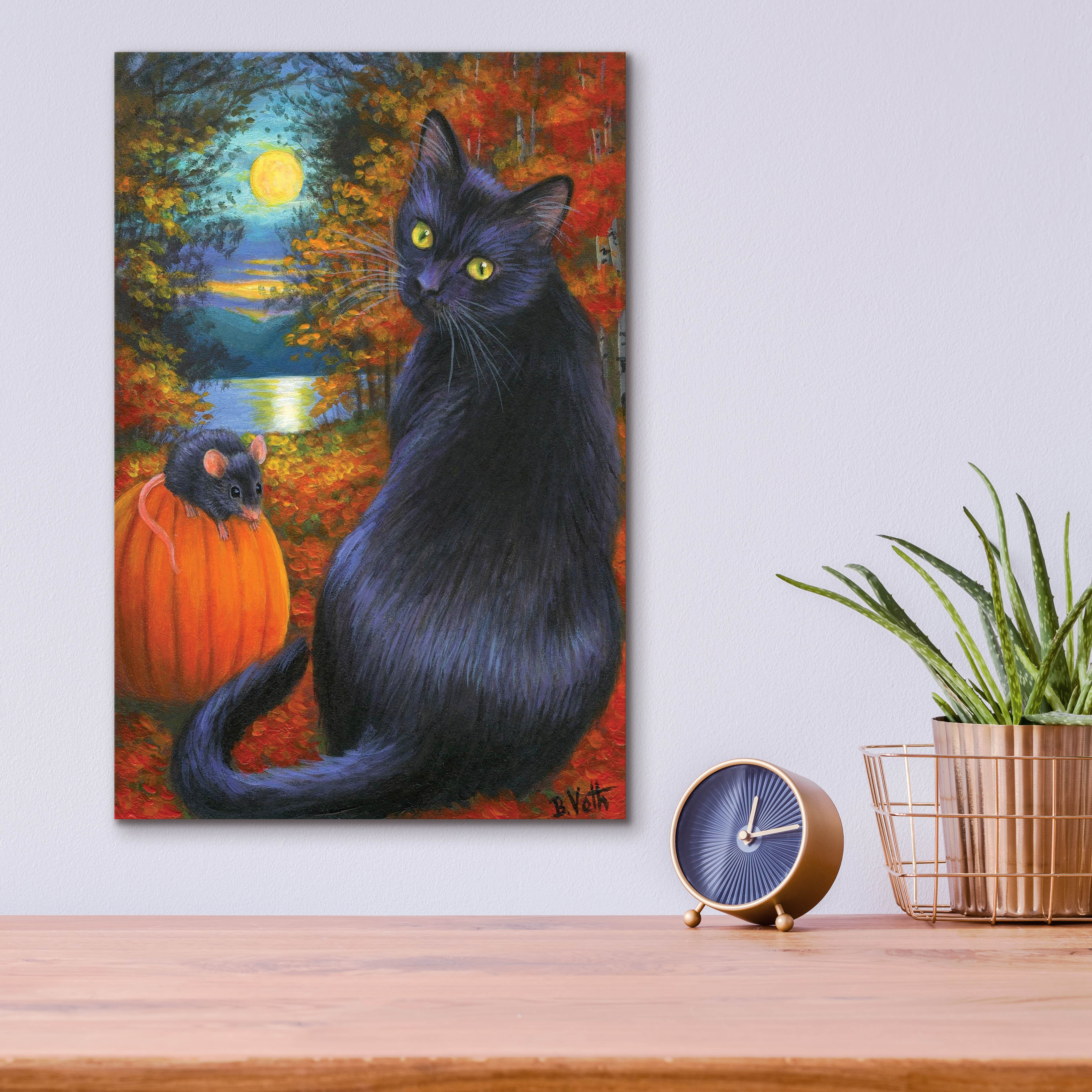 The Holiday Aisle® 'October Moon 2' by Bridget Voth, Acrylic Glass Wal ...