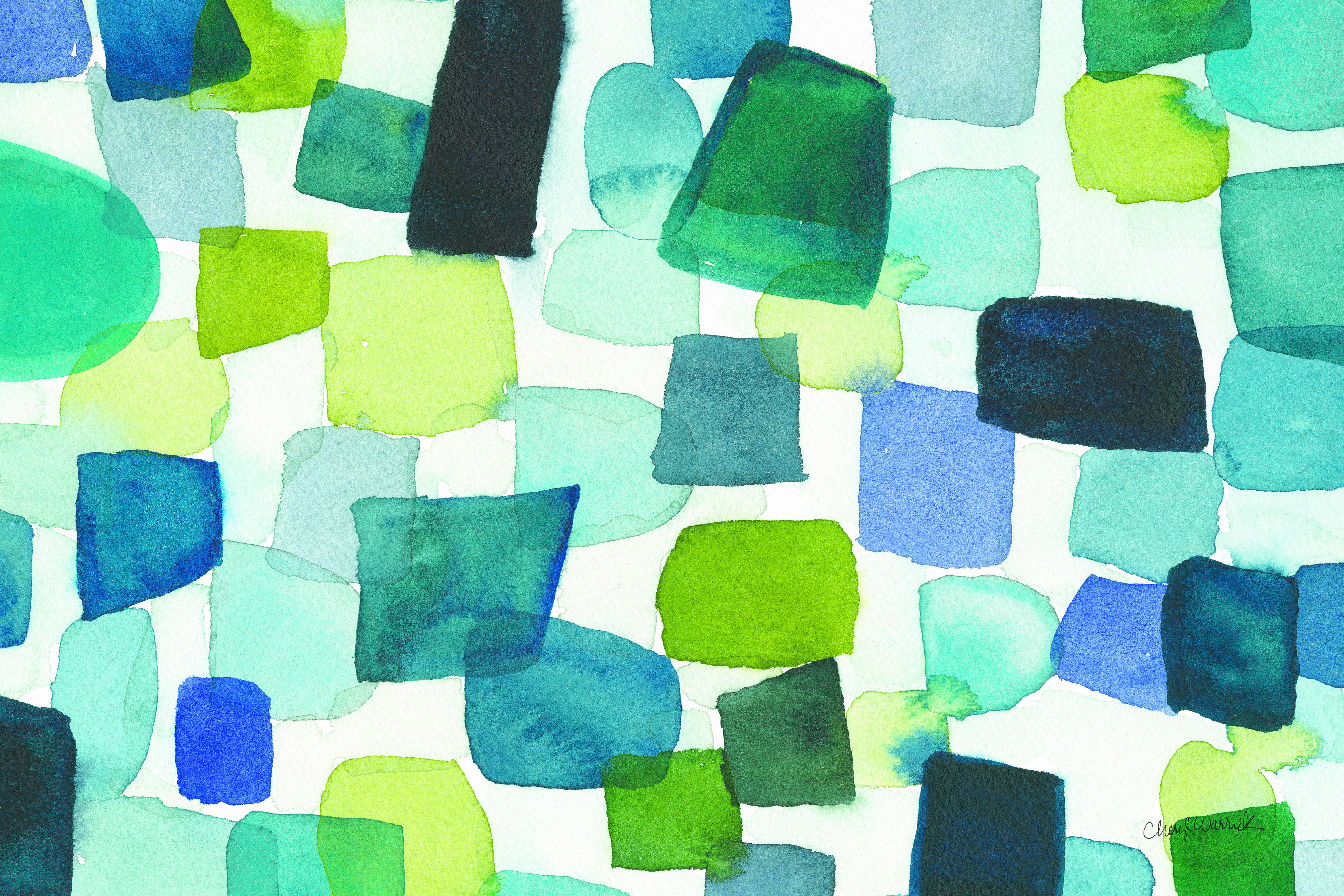 Wrought Studio™ Toggle Blocks by Cheryl Warrick - Print | Wayfair