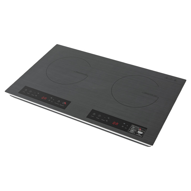 OUKANING 2600W Portable Electric Double Induction Cooktop Hot Plate ...