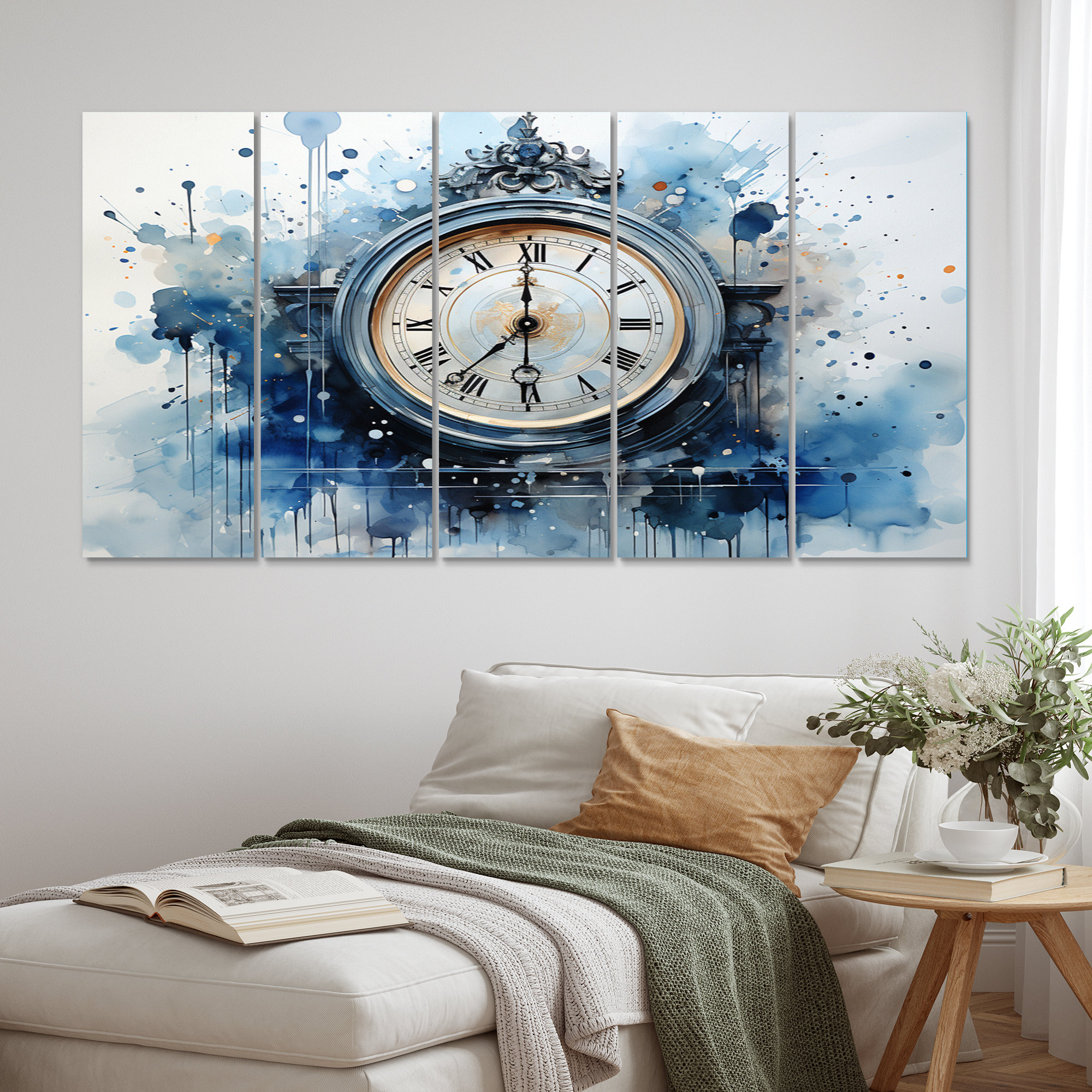 Winston Porter " Clock Modern Artistry " 5 - Pieces | Wayfair
