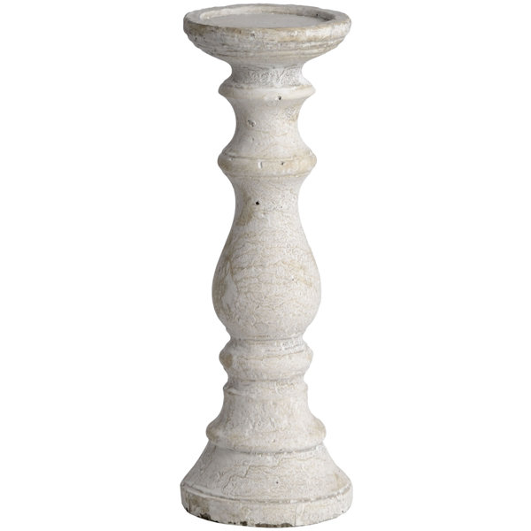 Fleur De Lis Living Stone Fireplace Candlestick | Wayfair.co.uk
