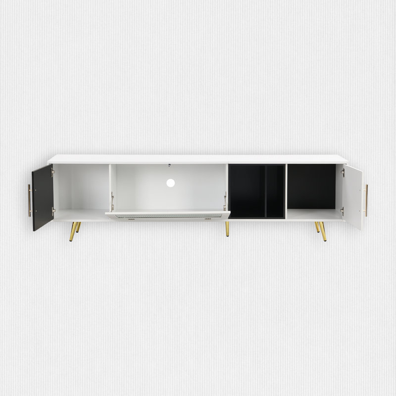 Mercer41 Nitzy 78.7'' Media Console & Reviews | Wayfair
