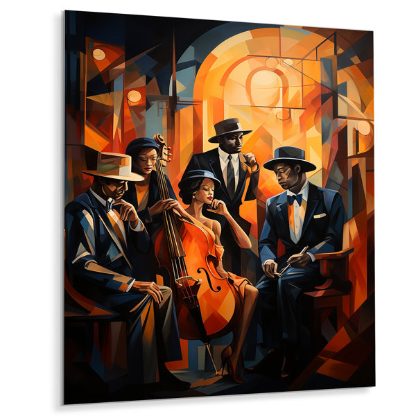 Winston Porter Jazz Harlem Renaissance V - African American Metal Wall ...