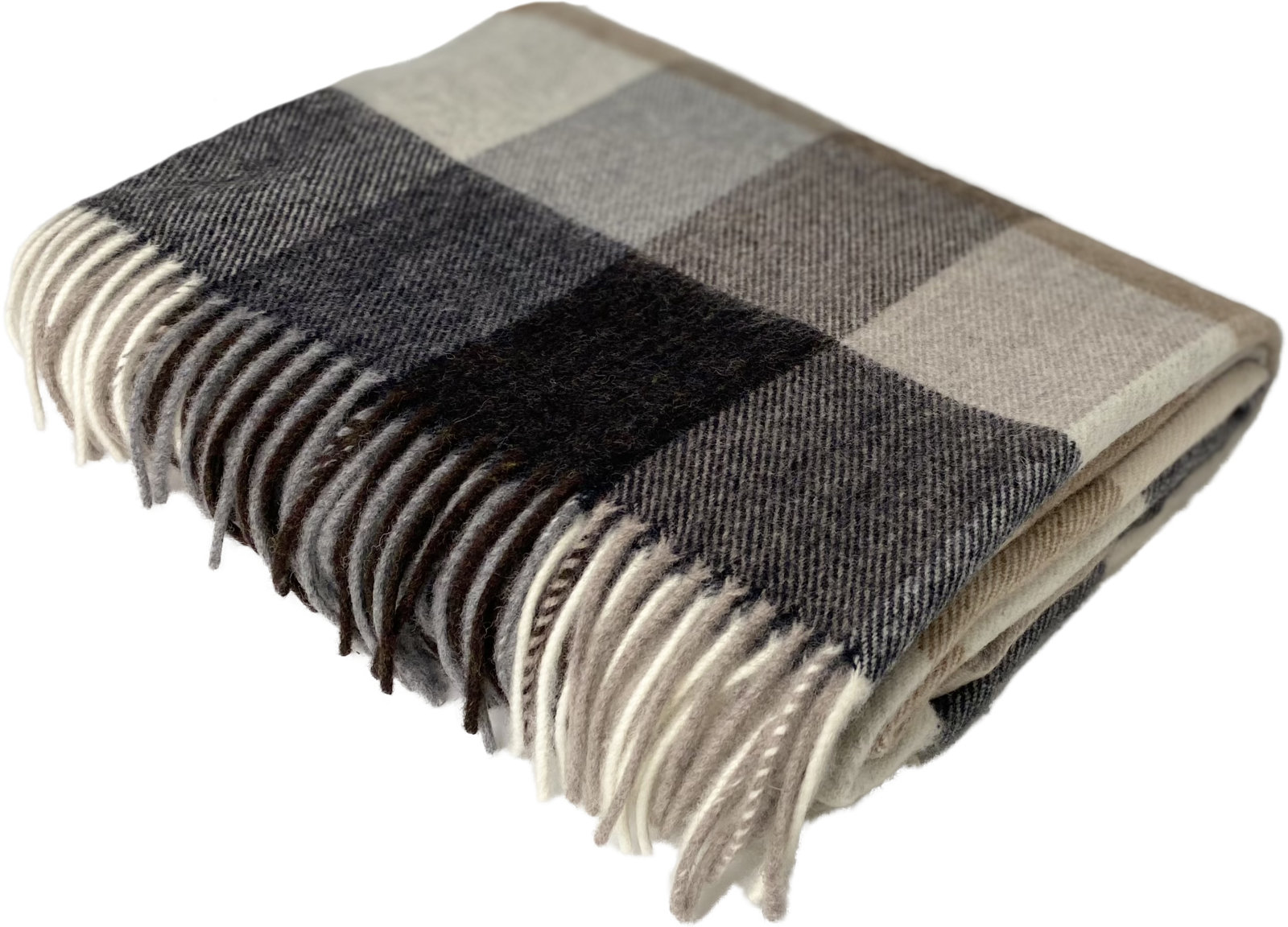 Bronte by Moon Block Windowpane Beige/Grey Throw & Reviews - Wayfair Canada