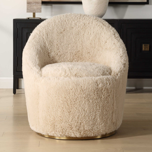 Bohouse Crue Upholstered Swivel Accent Chair | Wayfair