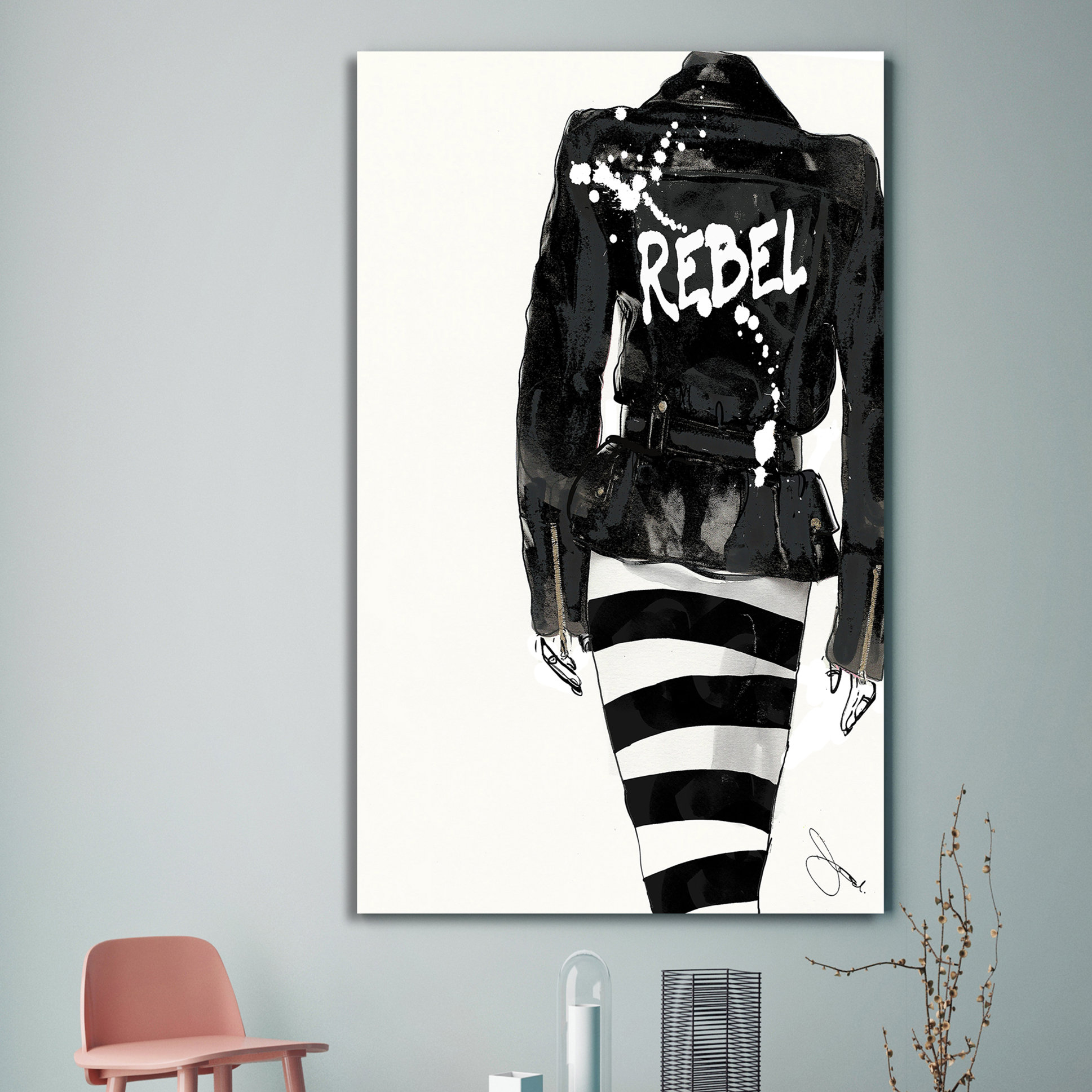 Picture Perfect International 'Rebel' Graphic Art Print - Wayfair Canada