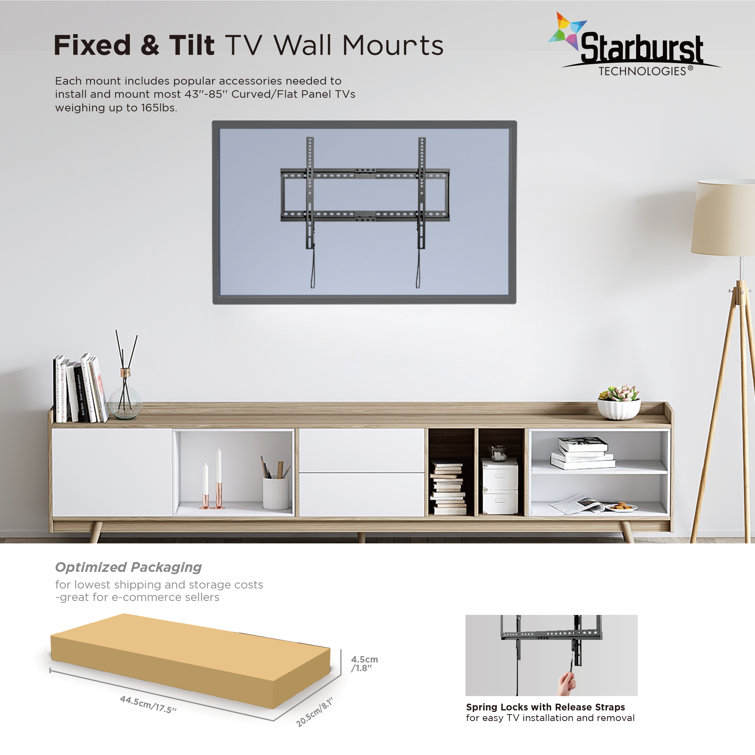 Starburst Technologies Single Screen Wall Mount - Wayfair Canada