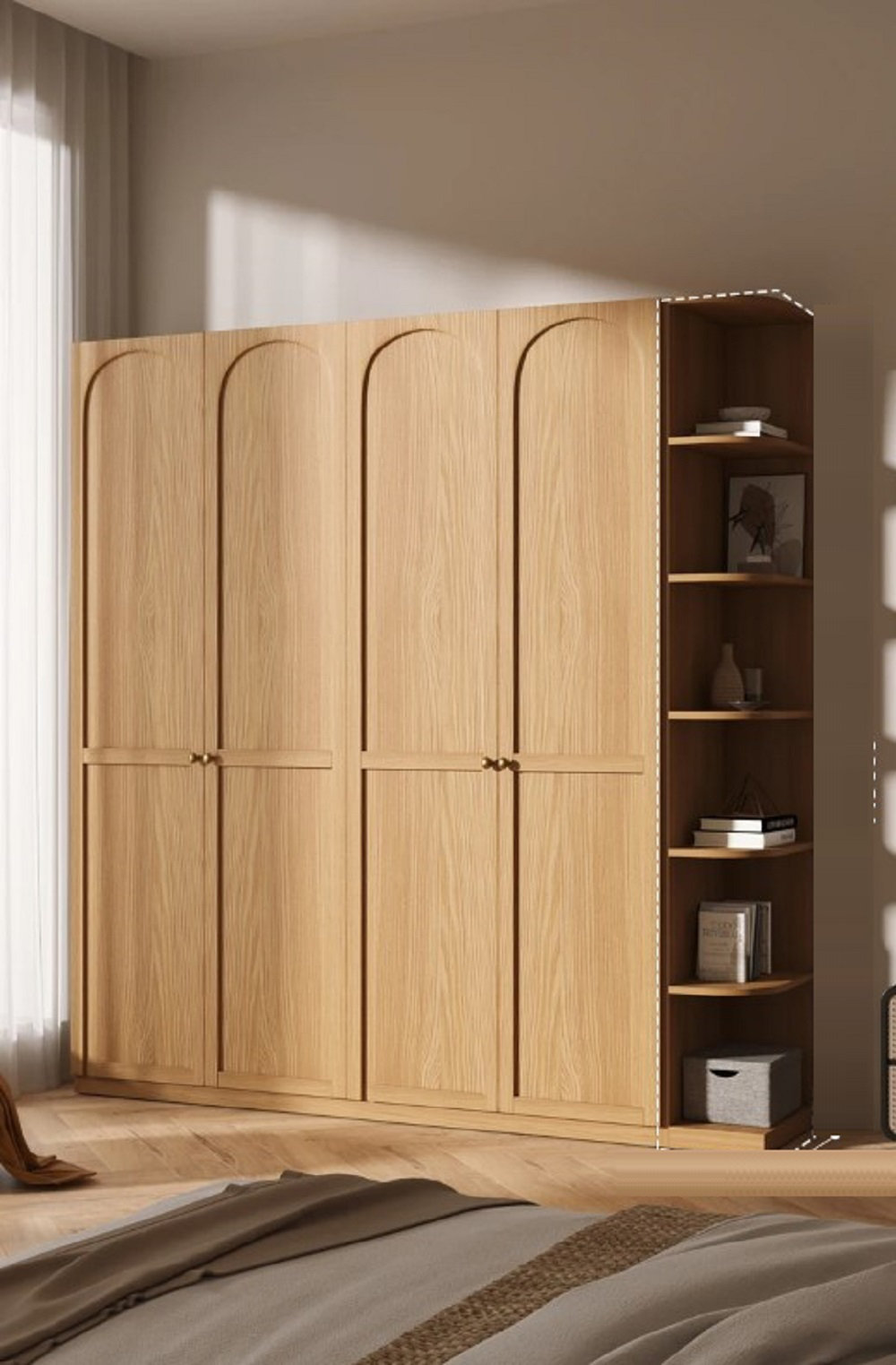 Splendor Furniture Wooden Simple Wardrobes Free Shipping Clothes ...
