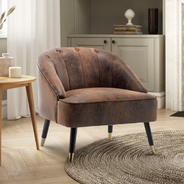 Borough Wharf Farmersburg Upholstered Slipper Chair & Reviews | Wayfair ...