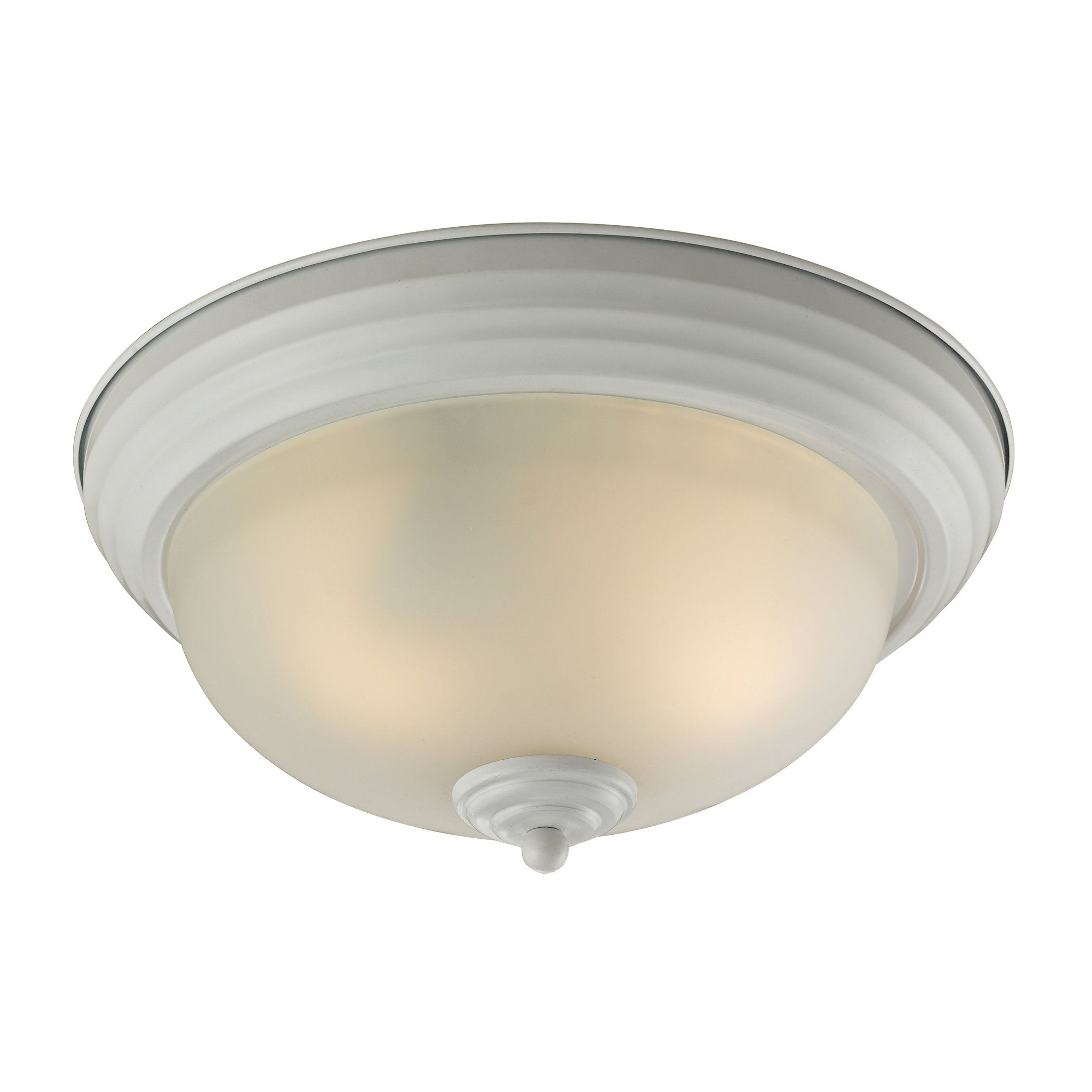 Charlton Home® Martinsburg 2 - Light 13" Simple Bowl Flush Mount | Wayfair