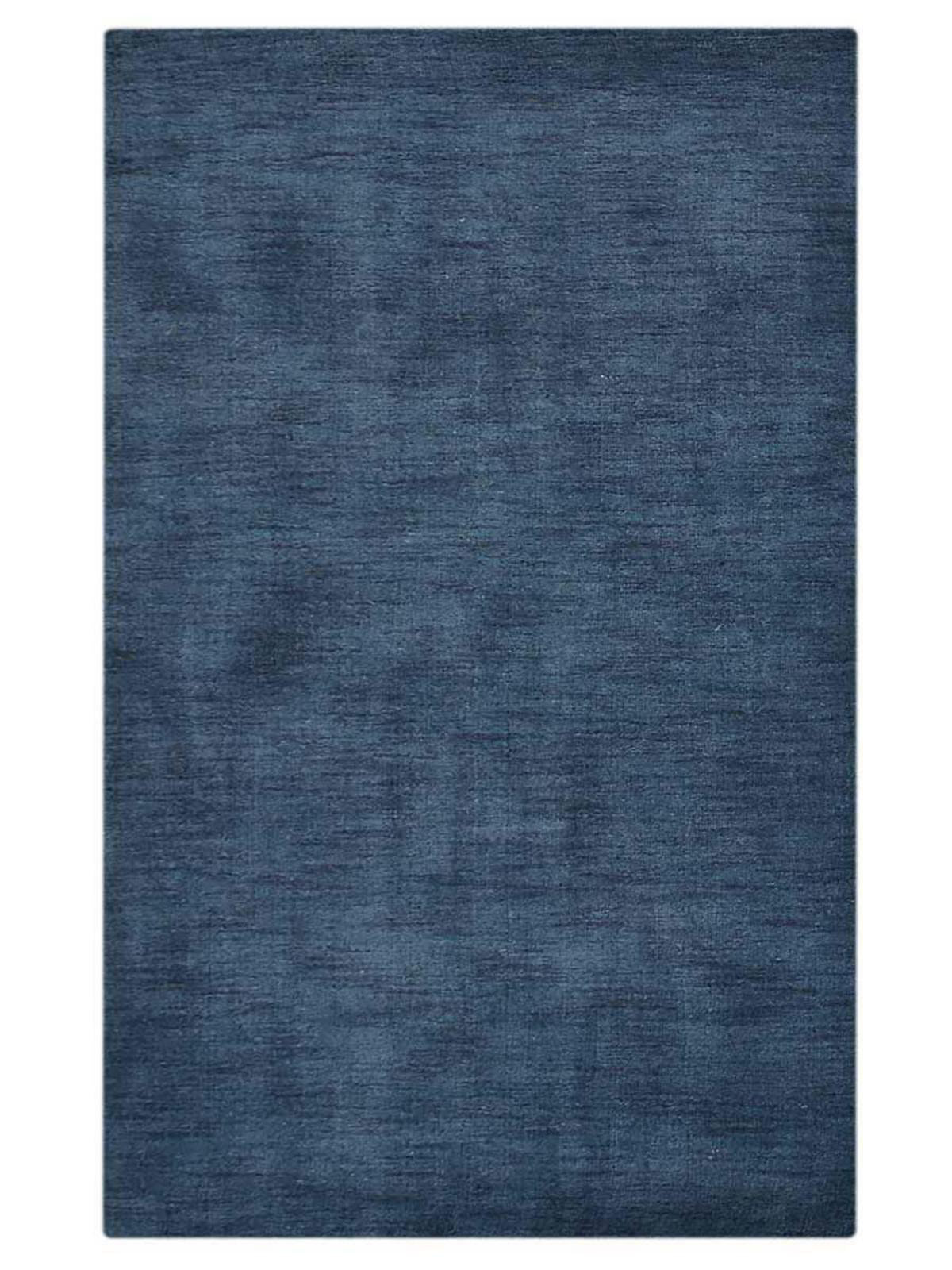 Union Rustic Manns HAND KNOTTED LOOM WOOL ECO-FRIENDLY AREA RUGS - Blue ...