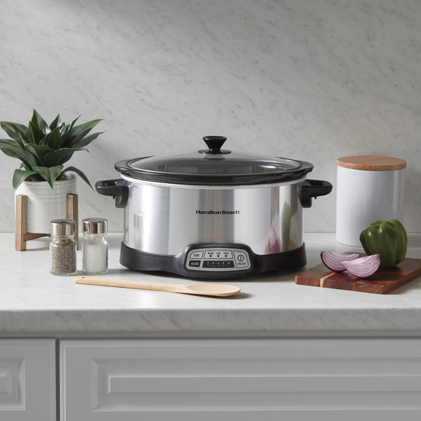 Hamilton Beach® 6 Quart Programmable Slow Cooker & Reviews - Wayfair Canada
