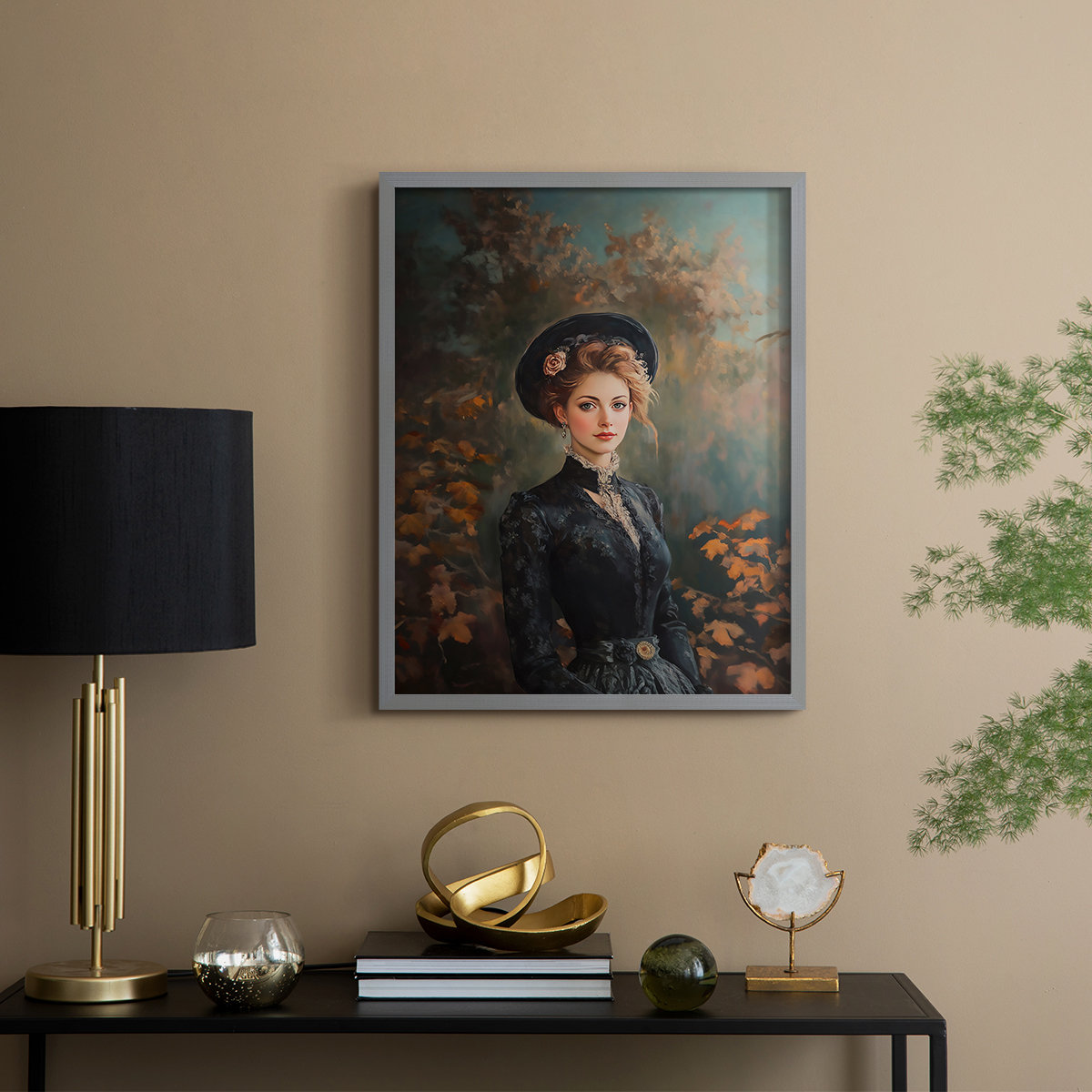 Charlton Home® WOMEN Series CCXXI Framed Print - Solid Wood | Wayfair