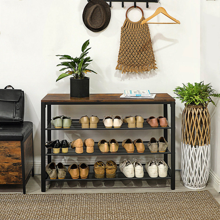 17 Stories Metal Storage Bench - Wayfair Canada
