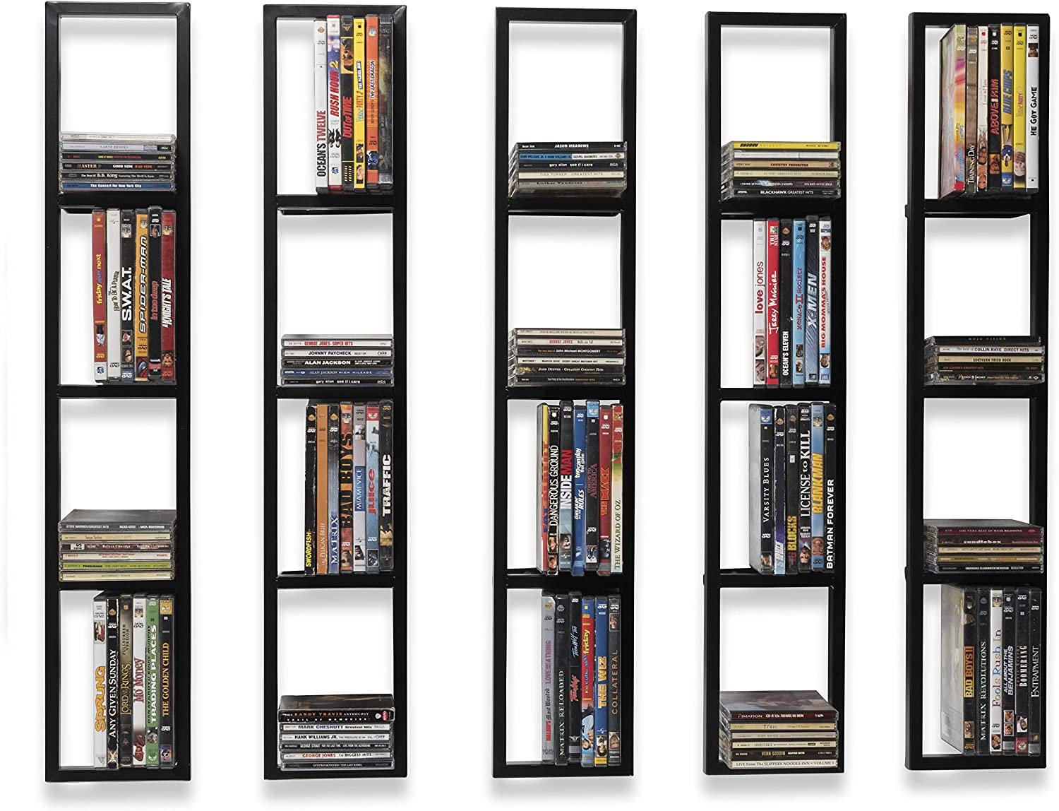Red Barrel Studio® Multimedia Wall Mounted Media Storage | Wayfair