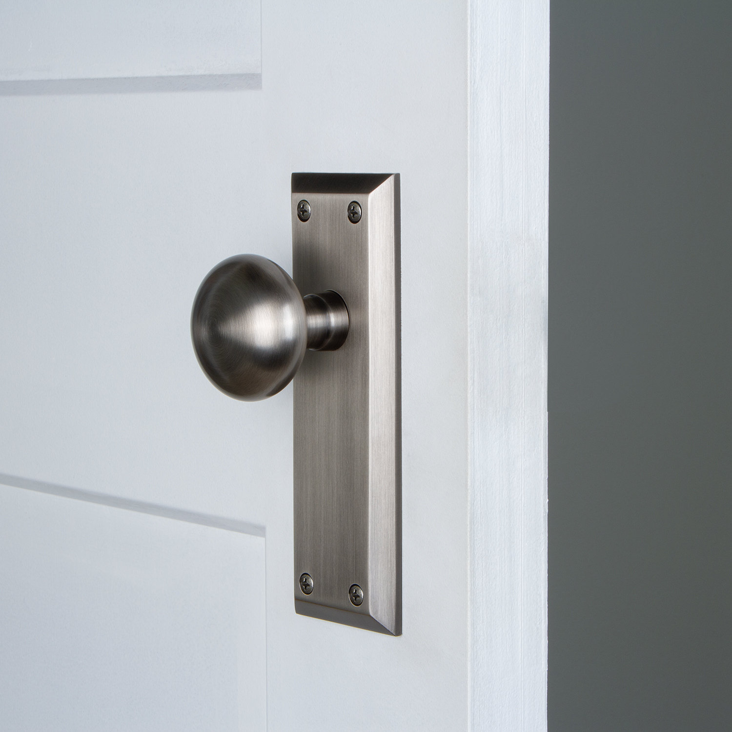 Grandeur Fifth Avenue Plate Single Dummy with Fifth Avenue Door Knob ...