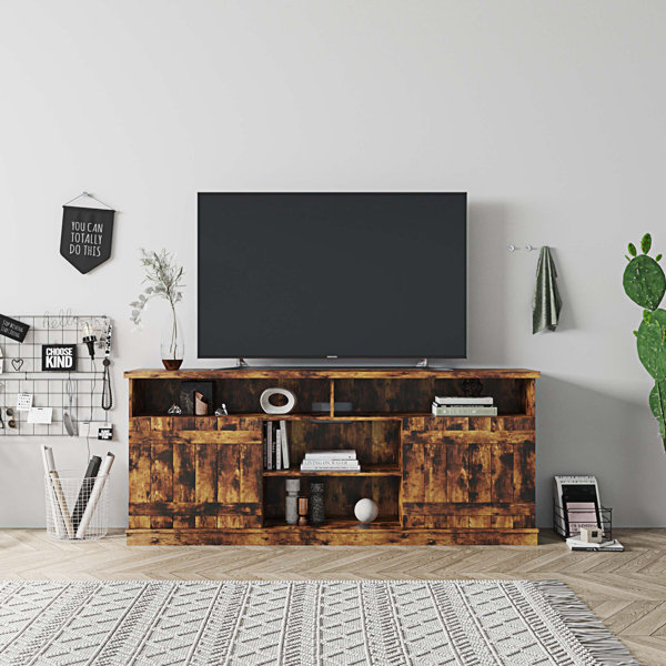 Millwood Pines Bouzoun 74.8'' Media Console | Wayfair