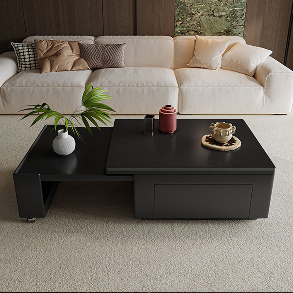 Latitude Run® Hidden Expandable Coffee Table with Mute Casters | Wayfair
