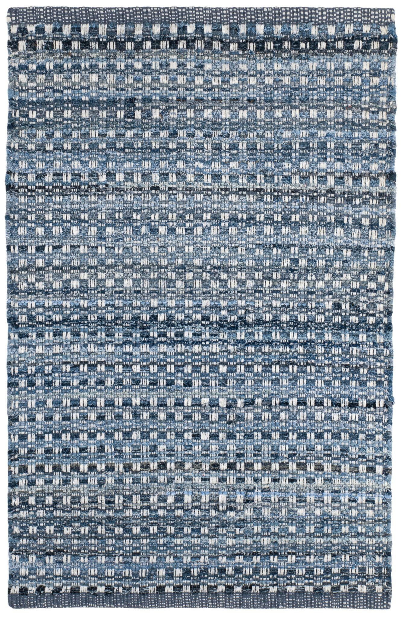 Dash and Albert Rugs Denim Stone Blue Handwoven Cotton Rug & Reviews ...